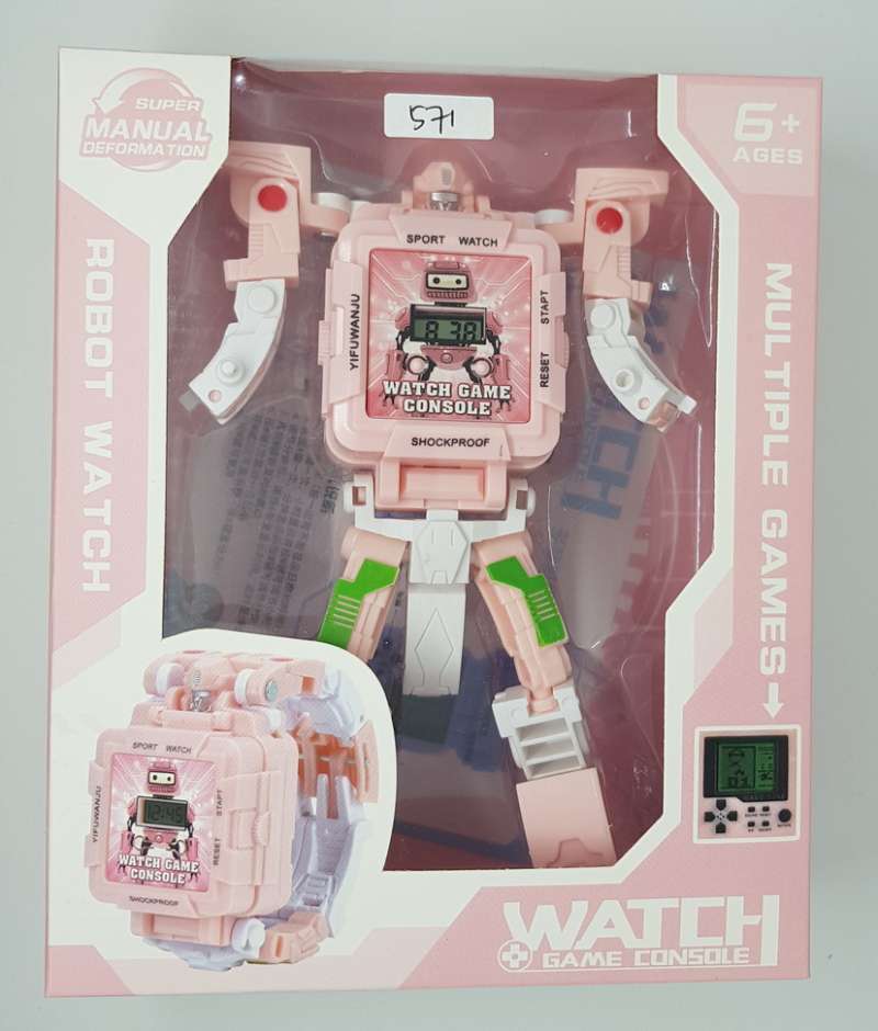 Jual Jam Tangan Anak Robot Mainan Game Tetris 3 In 1 Lengkap Box 572 ...
