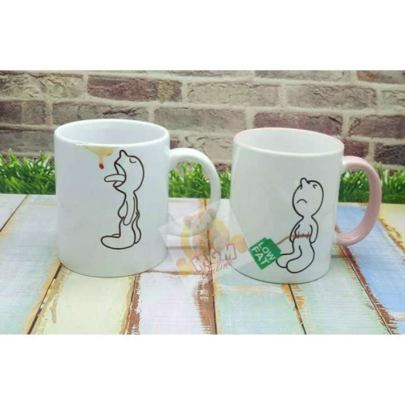 Jual Premium Mug Custom Mug Putih Mug Standard Putih Process 1 hr Murah ...