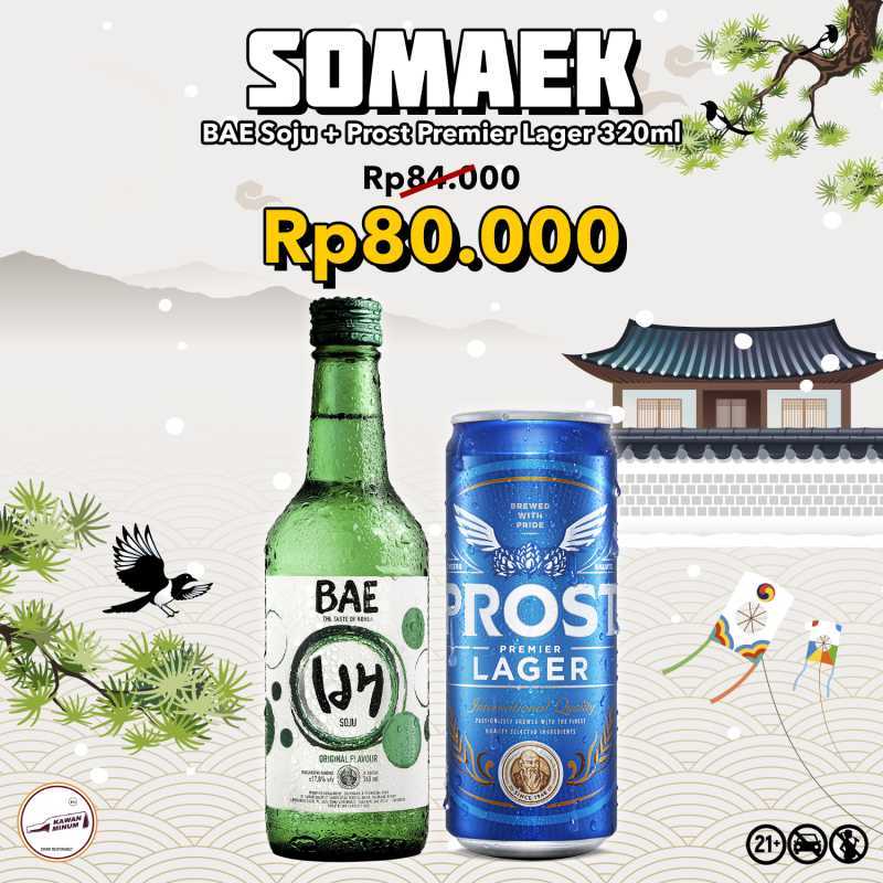 Jual Somaek 1 (bae Soju + Prost Lager Can 320ml) Di Seller Kawan Minum ...