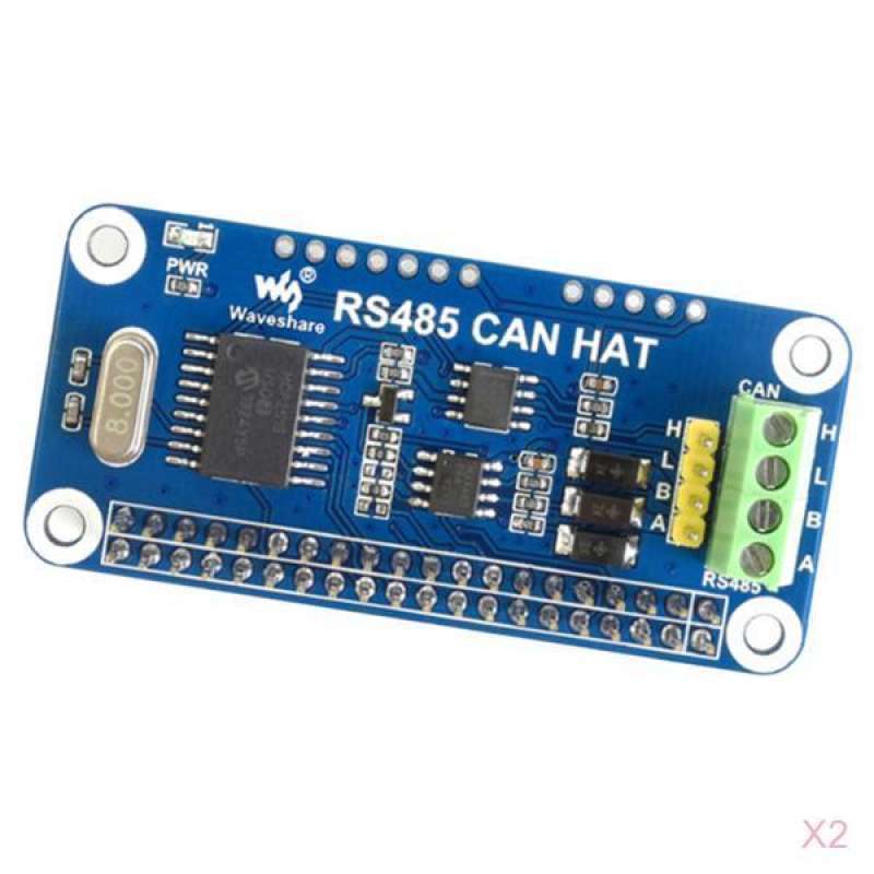 Jual 2x for Raspberry Pi 4B/3B+/Zero RS485 CAN HAT Long-distance UART ...