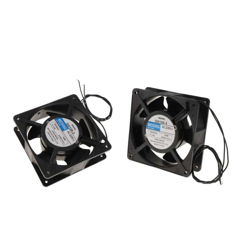 Jual 2Pcs Welding Fan For 220V 50Hz 26W 4CM Miniature Cooling Fan 2-pin ...