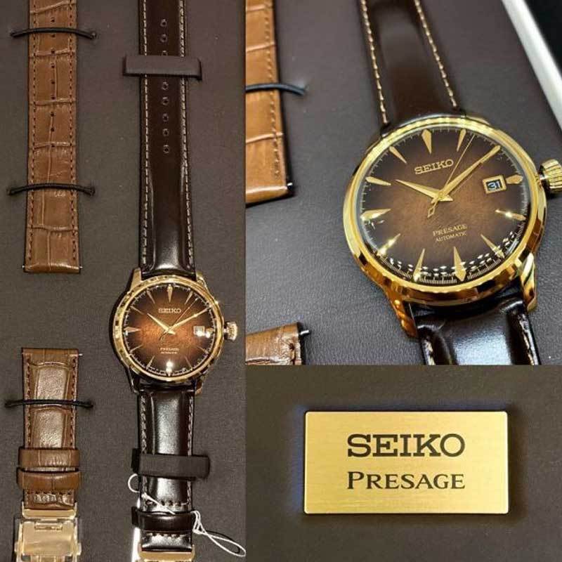 Jual Seiko Presage Cocktail Automatic Leather Strap Limited Edition Jam ...