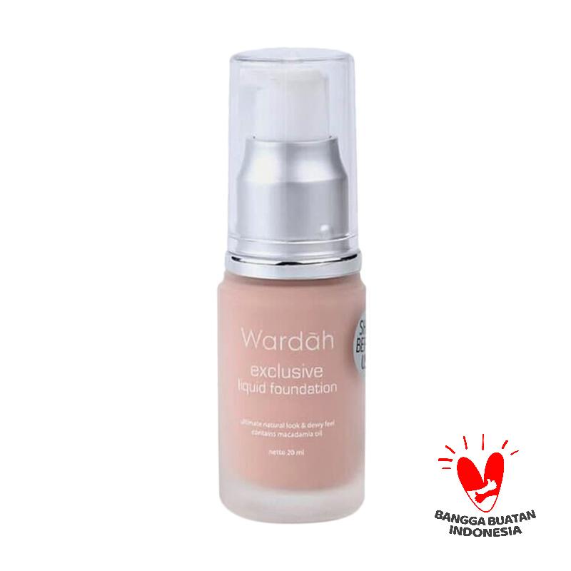 Promo Wardah Exclusive Liquid Foundation Matte Yang Tahan Lama [20 Ml ...
