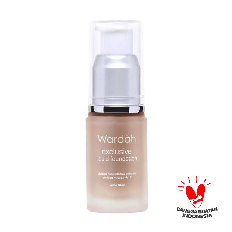 Jual Wardah Exclusive Liquid Foundation [20 mL] di Seller Surya Tokoku ...
