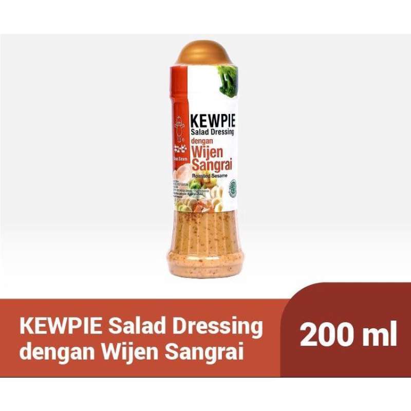 Jual KEWPIE Salad Dressing 200ml / Wijen Sangrai / Tomat Pedas / Thousand Island / Kecap ala ...