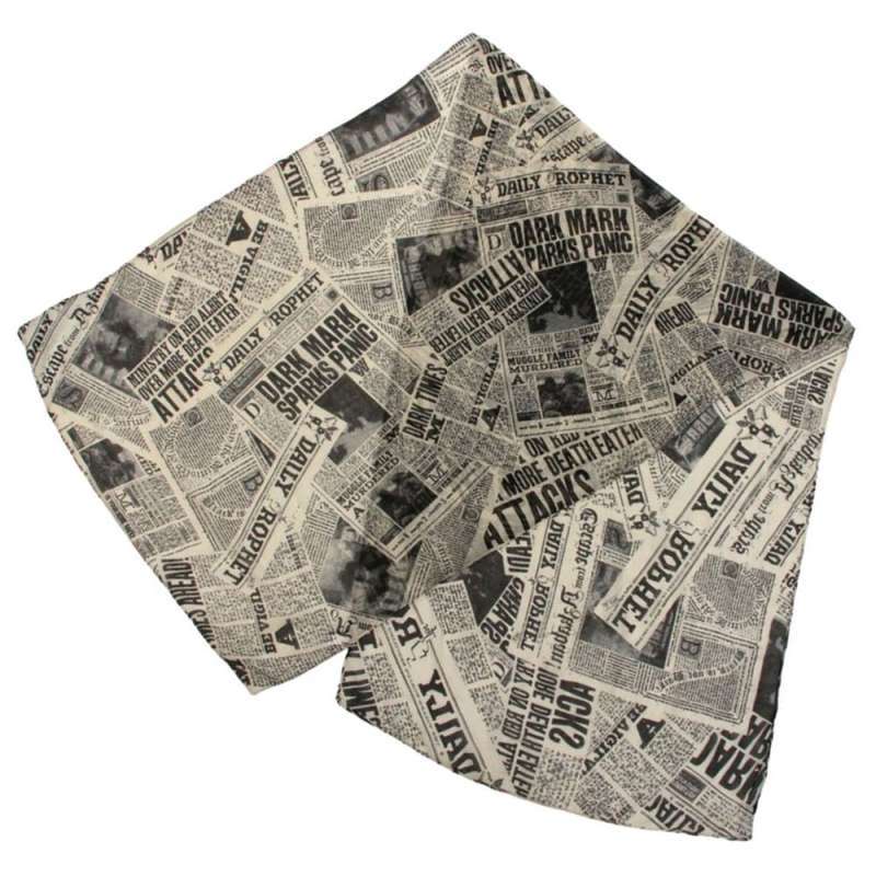 Jual Harry Potter Daily Prophet Newspaper Print Scarf di Seller ...