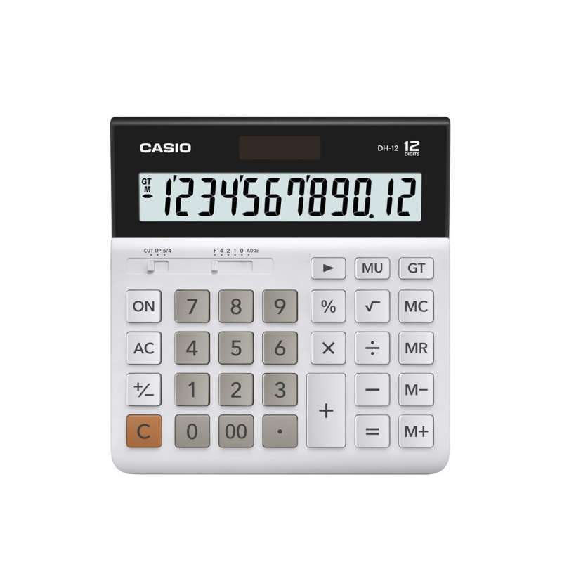 Promo Casio DH 12 - Calculator Desktop Kalkulator Meja Kantor Office DH ...