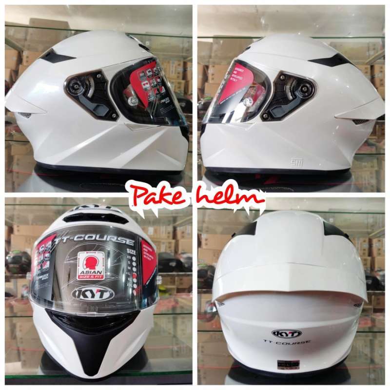 Jual Helm Kyt Tt Course Putih White Helm Kyt Ttc Helm Kyt Full Face - L ...