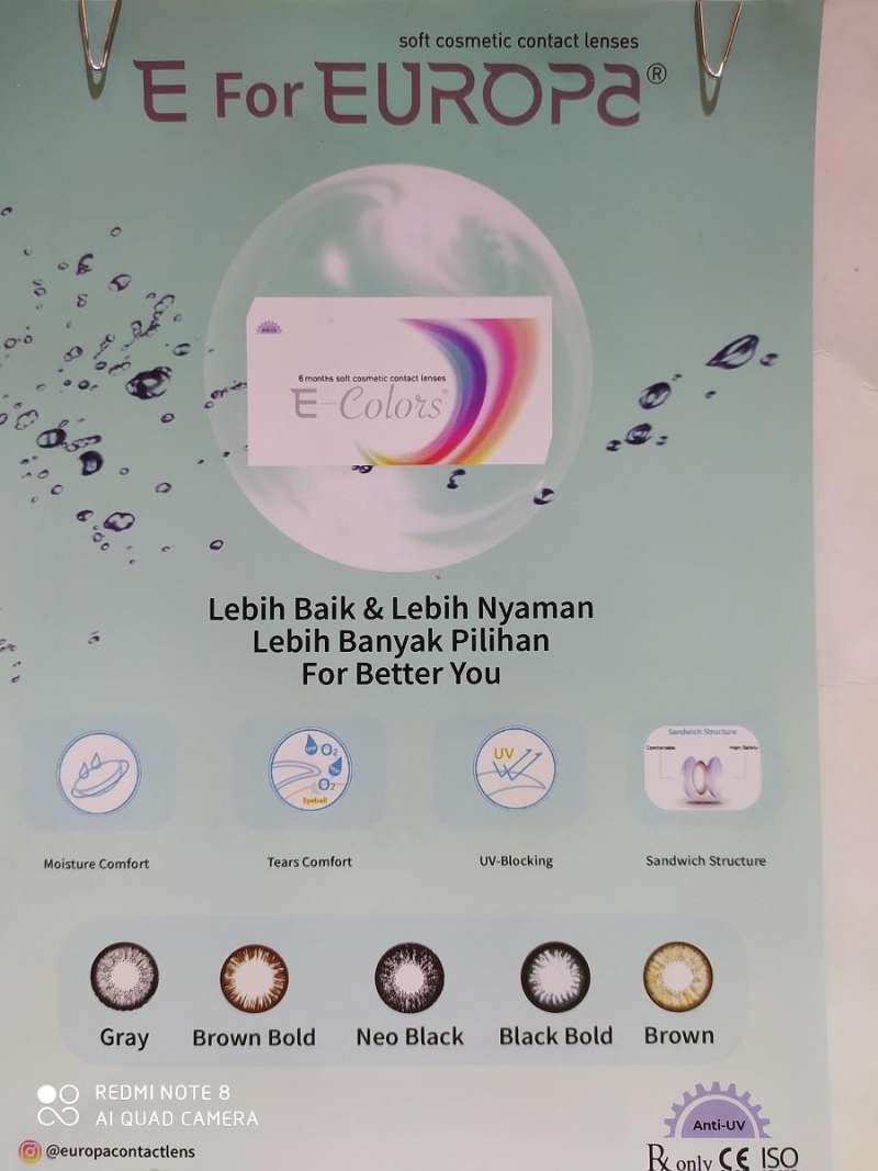 Jual Softlens Warna Disposable Europa Colors di Seller TLS Optical ...