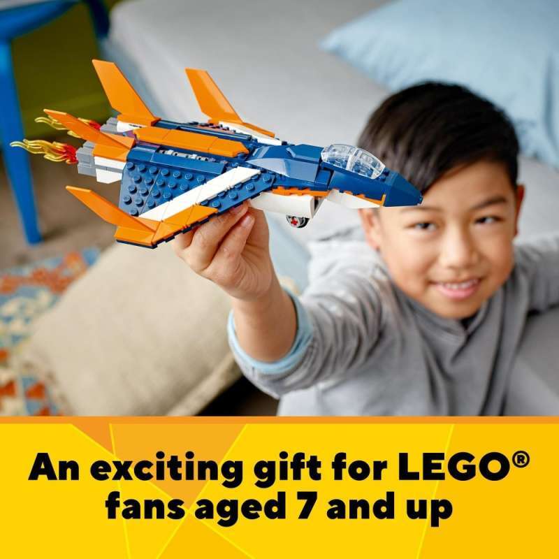 Jual Lego® Creator 31126 3in1 Supersonic Jet 31126 Building Kit (215 ...