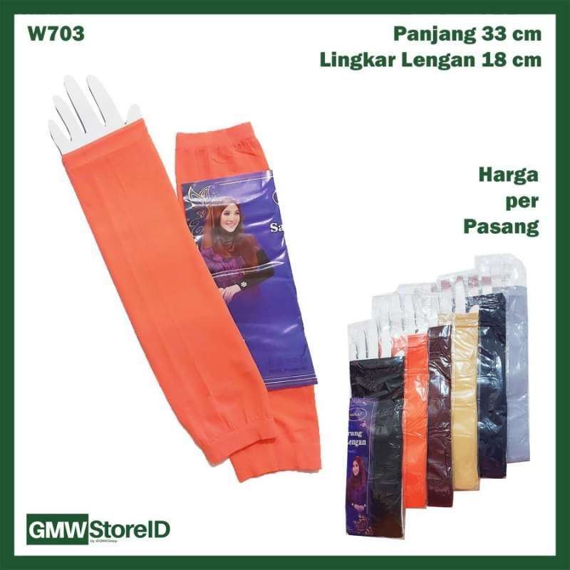 Jual Manshet Wanita Manset Muslim Sarung Tangan Lengan Warna Perempuan W703 Di Seller Gmw Store ...