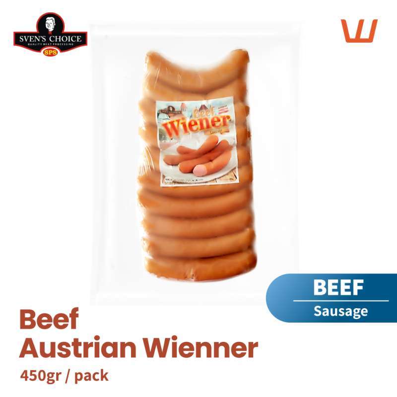 Jual Beef Wiener 450gr Sosis Sapi Sven's Choice di Seller Wadaku ...