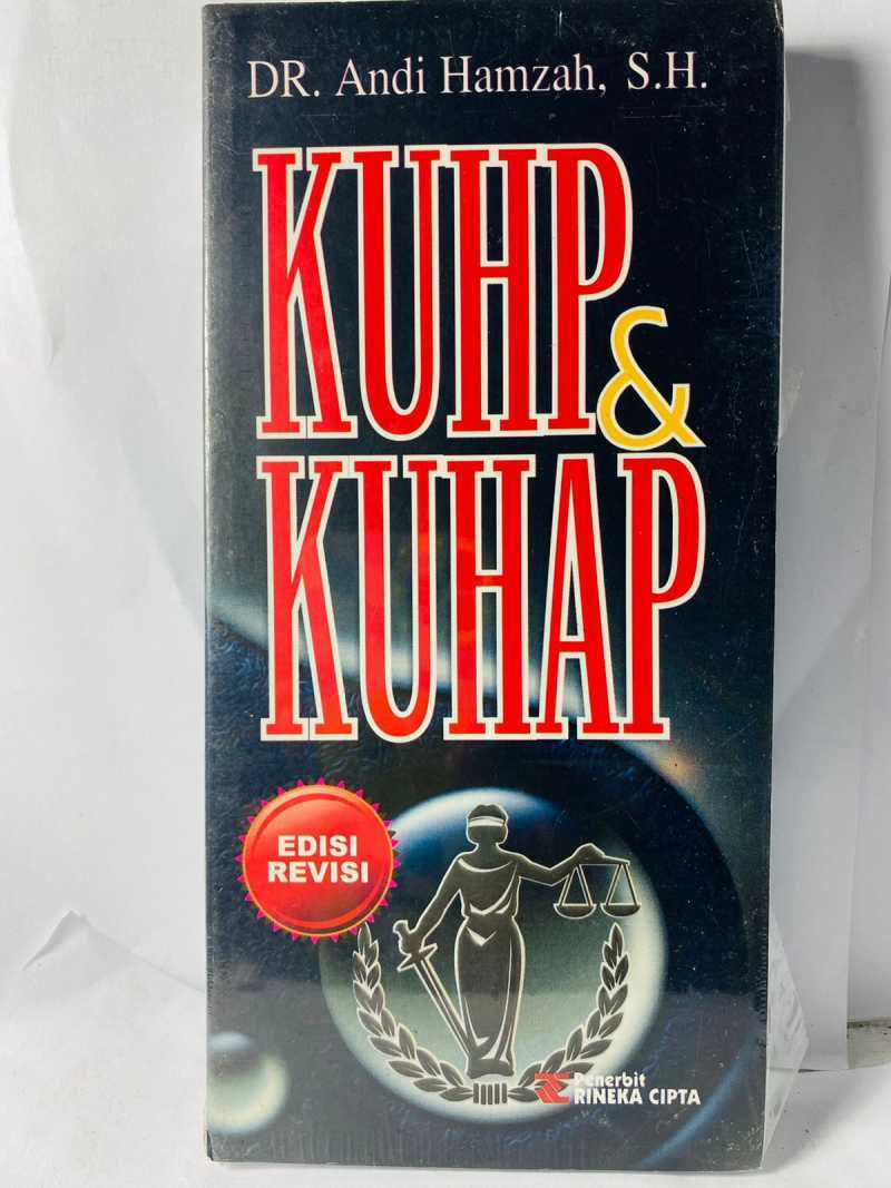 Jual KUHP & KUHAP EDISI REVISI ANDI HAMZAH BUKU HUKUM BUKU ORIGINAL ASLI di Seller Ranchil Book ...