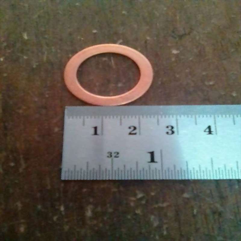 Jual Oring Ring kuningan Washer Badan Baut 18 mm kunci 24 mm di Seller ...