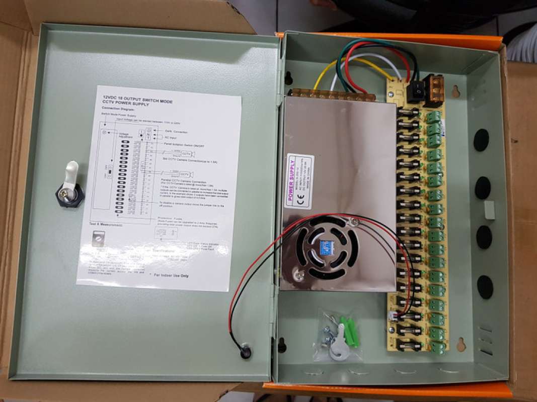 Jual Power Supply 20A Box / PSU 20 ampere BOX 12V - Multicolor di ...