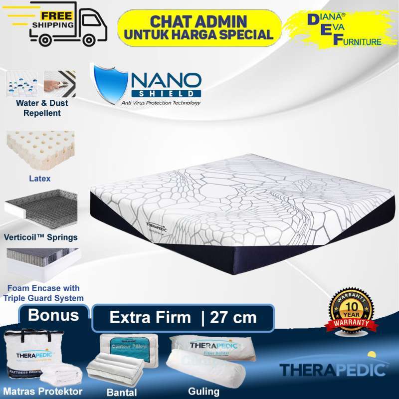 Jual Therapedic Backsense X Springbed [Kasur Only] - Putih 100 X 200 di ...