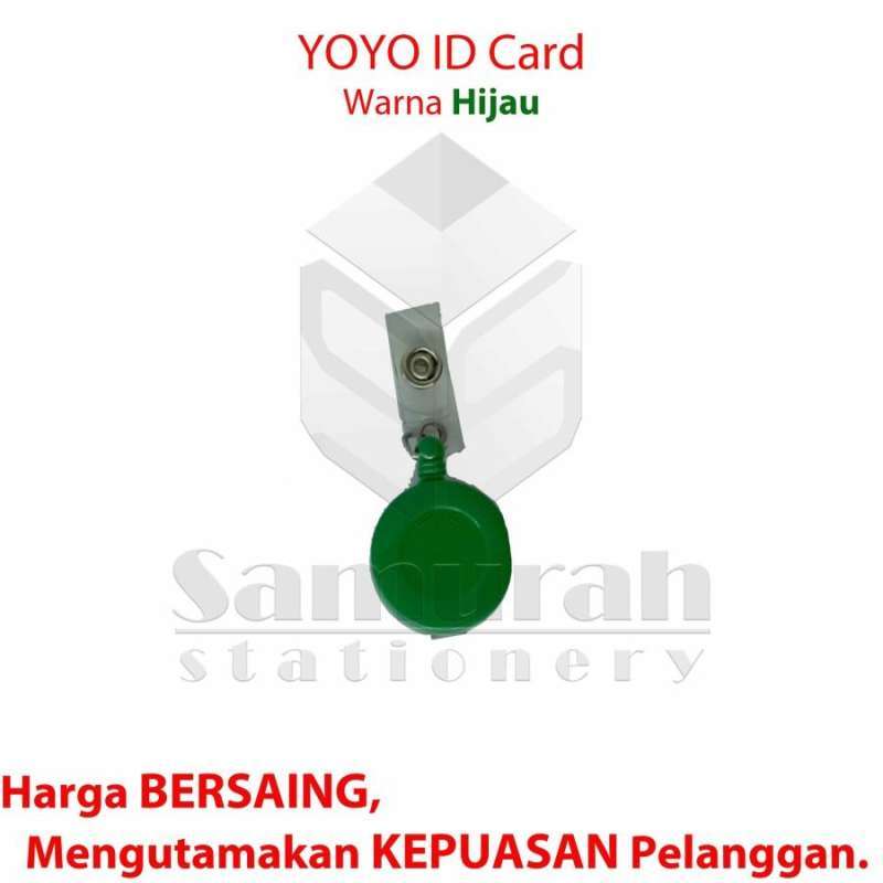 Jual Yoyo ID Card Tarik 6 Warna Dop Polos - Merah / Biru / Kuning ...