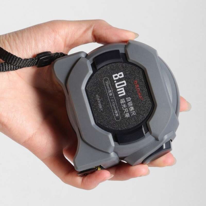 Jual ALAT PENGUKUR ROLL METERAN RETRACTABLE PRECISION STEEL 8M CARBON ...