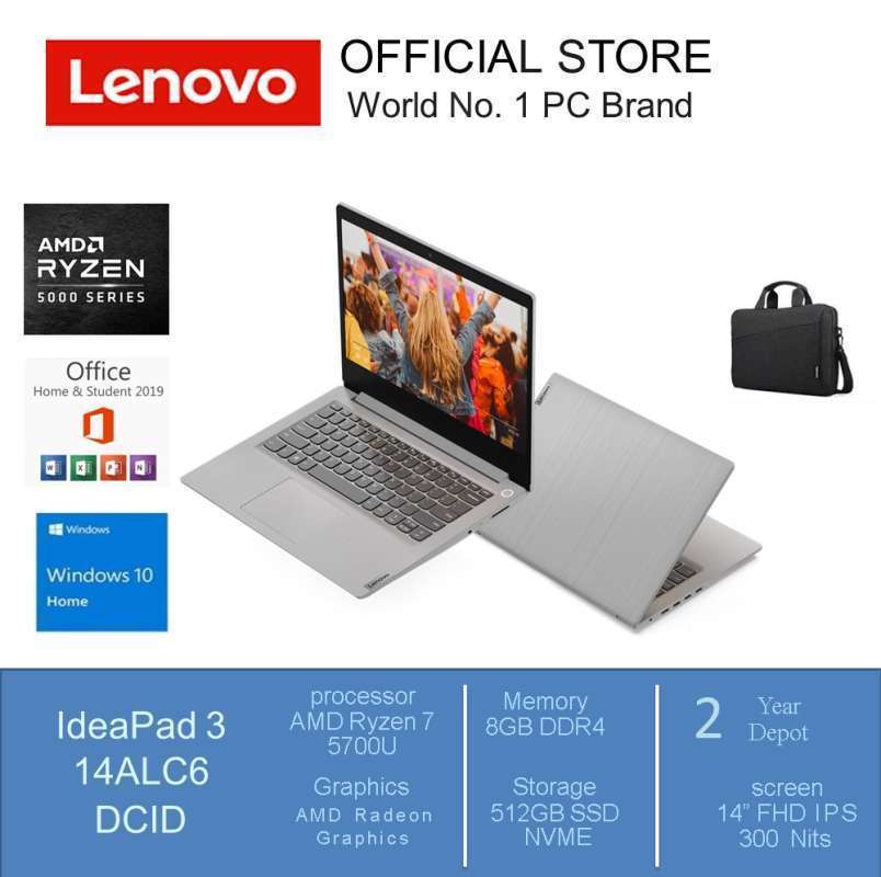 Jual Lenovo Ideapad Slim 3 14alc6 Ryzen 7 5700u 8gb 512gb Ssd Windows ...