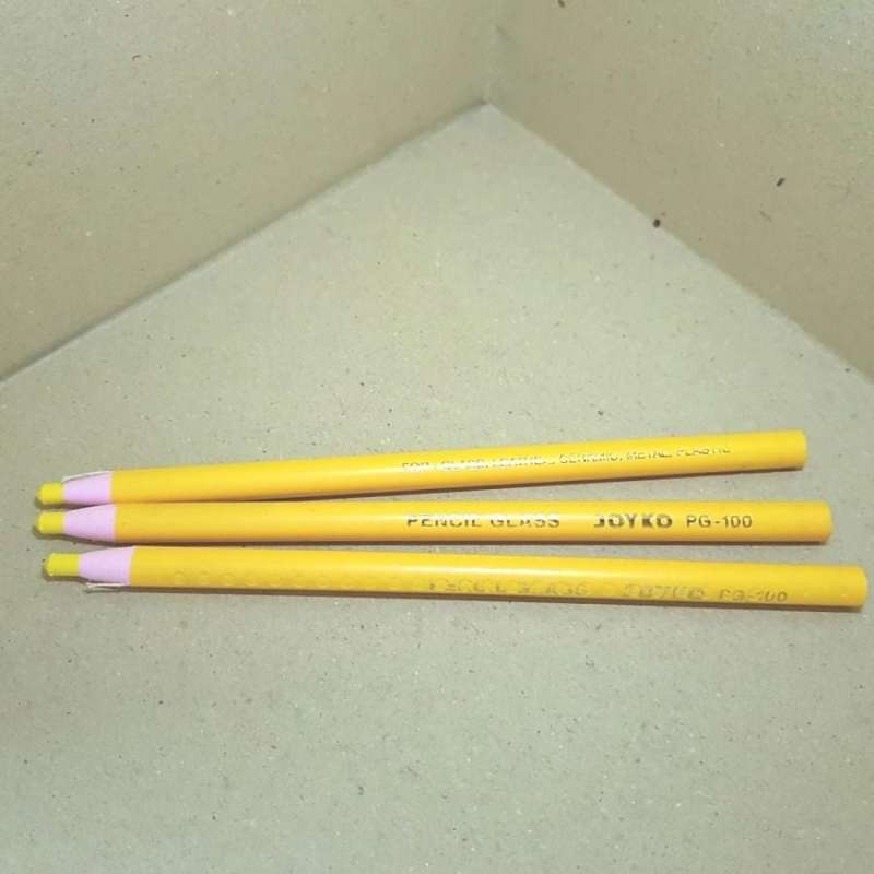 Jual Joyko Mitsuko Pencil Glass Pensil Kaca Kulit Keramik Logam Plastik ...