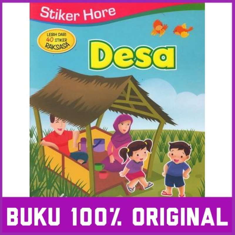 Promo Ori Buah Stiker Hore Desa Buku Keterampilan Monique Diskon 19% Di ...