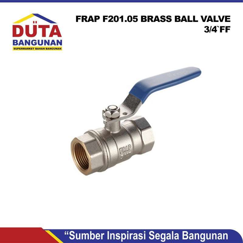 Jual Brass Ball Valve Frap 3/4 Ff F201.05 Di Seller Duta Bangunan - Sumur Bandung, Kab ...