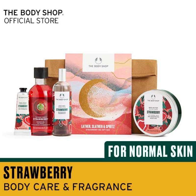 Jual The Body Shop Gift Hampers Sampler Strawberry di Seller The Body ...