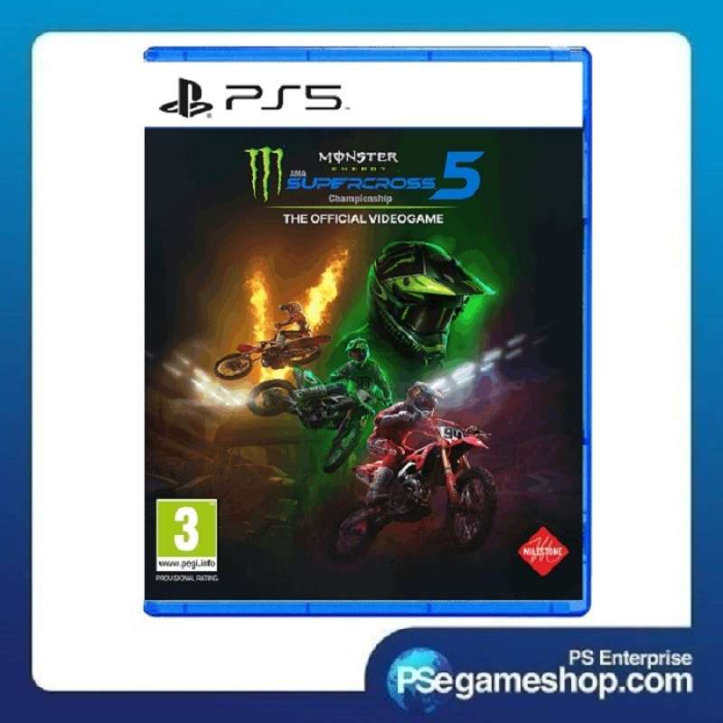 Promo Sony PS5 Monster Energy Supercross 5 (English) Diskon 3% di ...