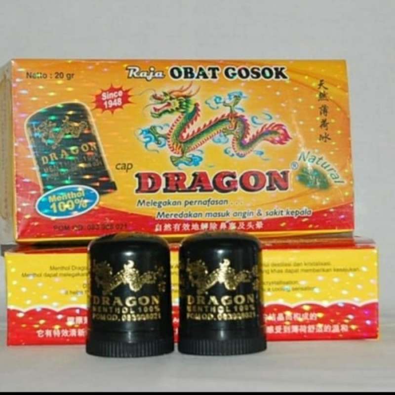 Jual Dragon Menthol 20gr Obat Gosok Mentol di Seller rave - Menteng ...