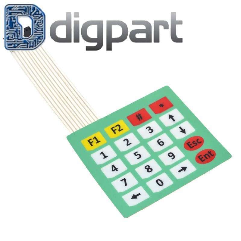 Jual Keyboard 4x5 Matrix Array 20 Key Membrane Switch Keypad Controller ...