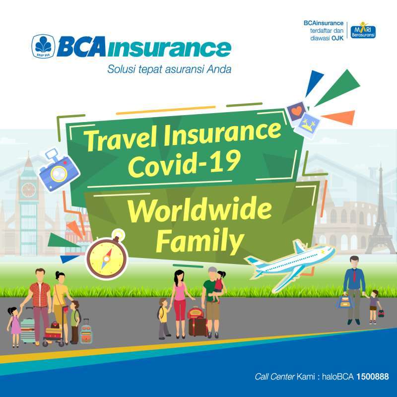 Jual Travel Insurance Worldwide Family With Covid Coverage Di Seller ...