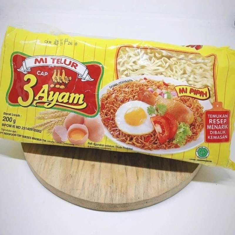 Jual Rumah Sayur Mie Telur Cap 3 Ayam [1 Pack] di Seller Rumah Sayur ...