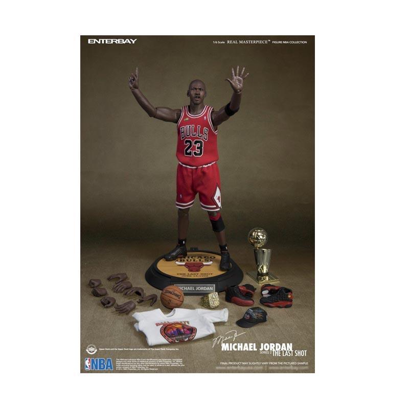 Jual Enterbay Nba Michael Jordan Series 2 The Last Shot 1-6 Scale Real ...
