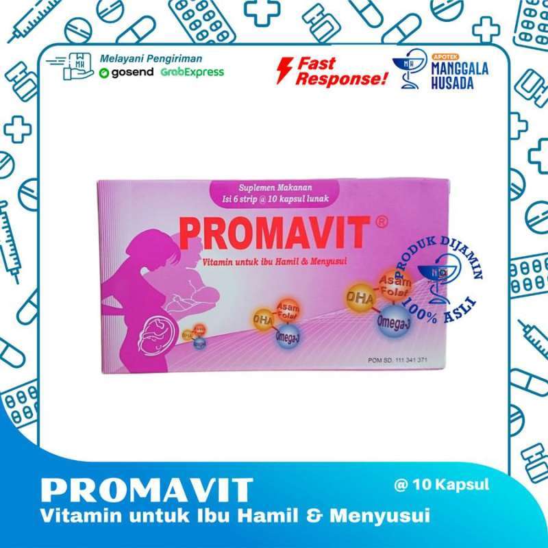 Jual Promavit Suplemen Per Strip @ 10 Kapsul Lunak Di Seller Apotek ...