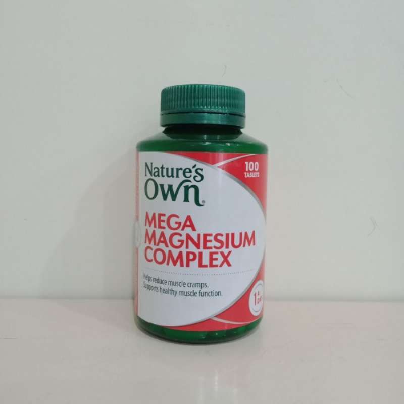 Jual Nature's Own Mega Magnesium Complex 100 Tablets di Seller Central ...