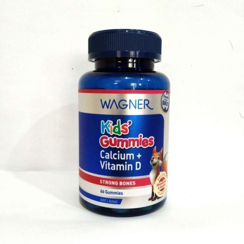 Jual Wagner Kids Gummies Calcium + Vitamin D 60 Gummies di Seller ...