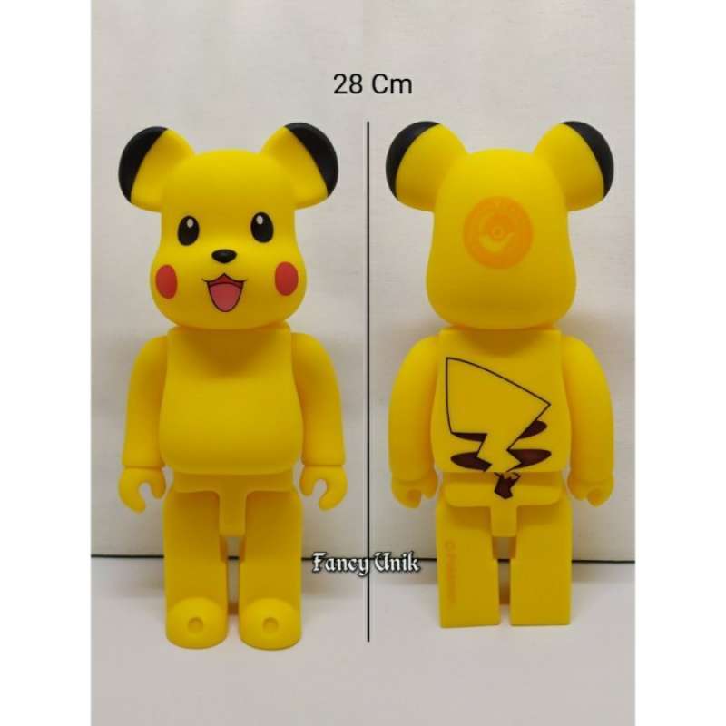 Jual ACTION FIGURE MEDICOM TOYS 400 % BEARBRICK PIKACHU POKEMON di ...