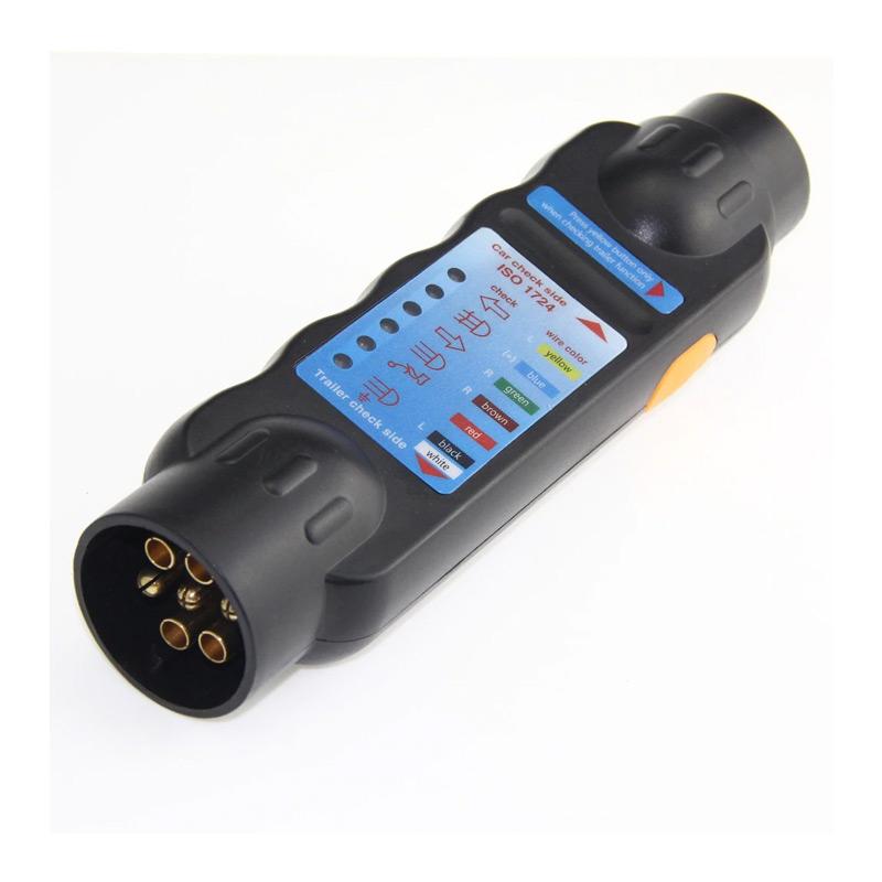 Promo Bluelans European 7 Pin Truck Trailer Plug Socket Tester Wiring ...
