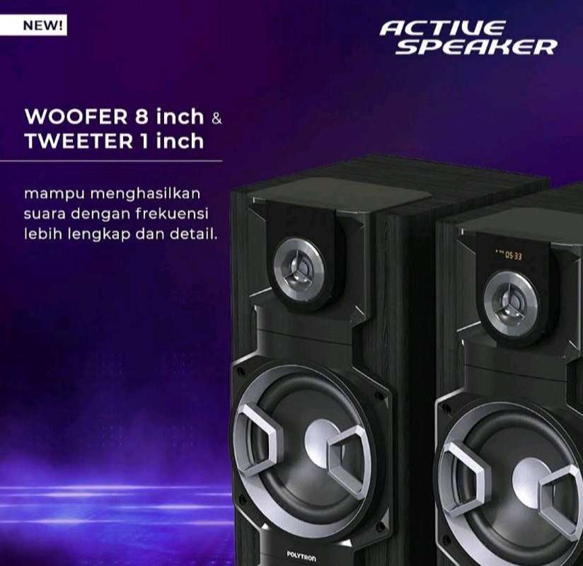 Promo POLYTRON PAS-8E10 SPEAKER AKTIF BLUETOOTH - KHUSUS JABODETABEK ...
