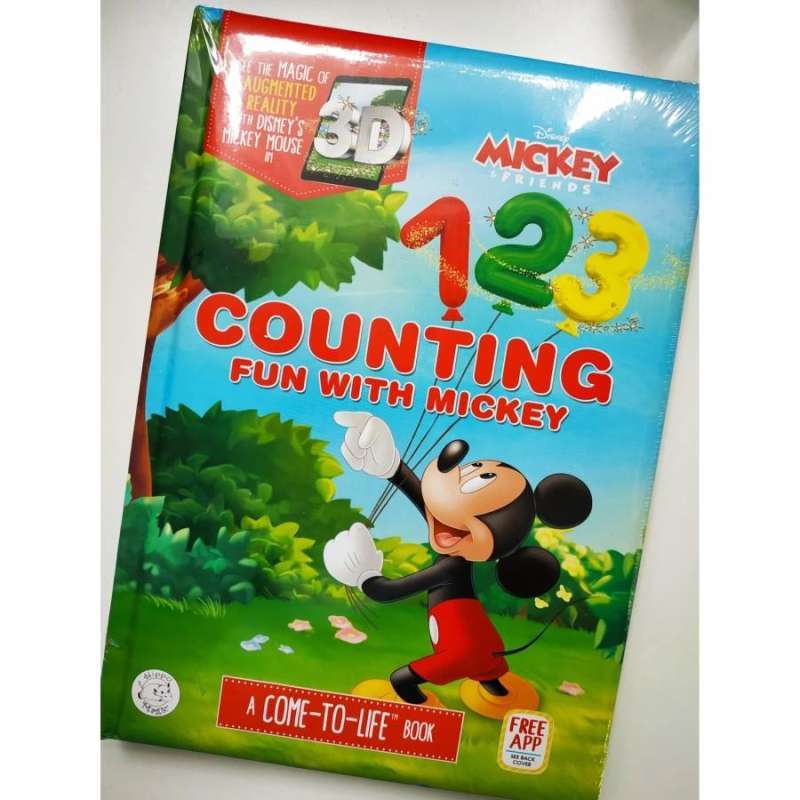 Jual Buku Anak Impor AR Hippo Magic Counting Fun With Mickey di Seller ...