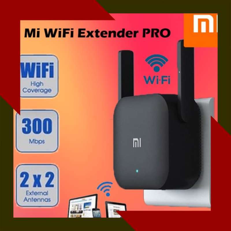 Promo Xiaomi Mi Wifi Repeater Range Extender Pro 300Mbps Router Garansi ...
