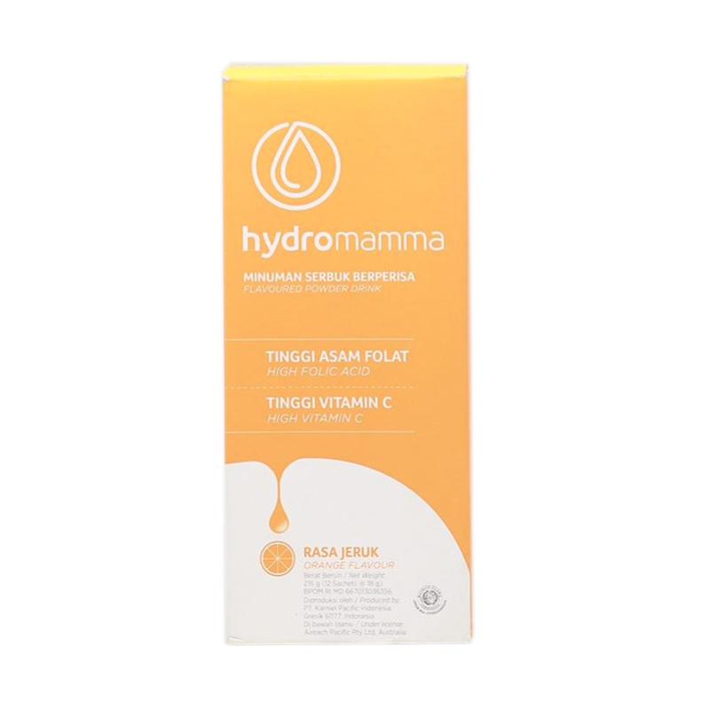 Jual Hydromamma Orange Flavour Minuman Ibu Menyusui [12 Sachet/ 216 g ...