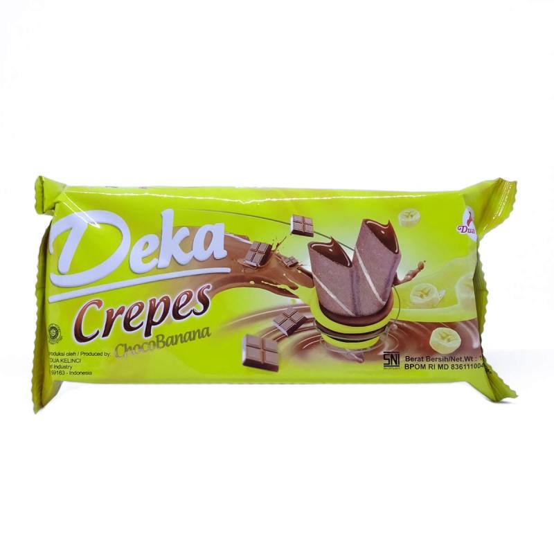 Jual Deka Crepes Choco Banana Wafer [100 g] di Seller Babang collection ...