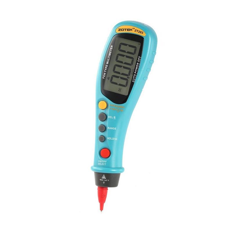 Jual ZOTEK ZT203 AC DC Pen Type Digital Multitester Avometer Diode NCV ...