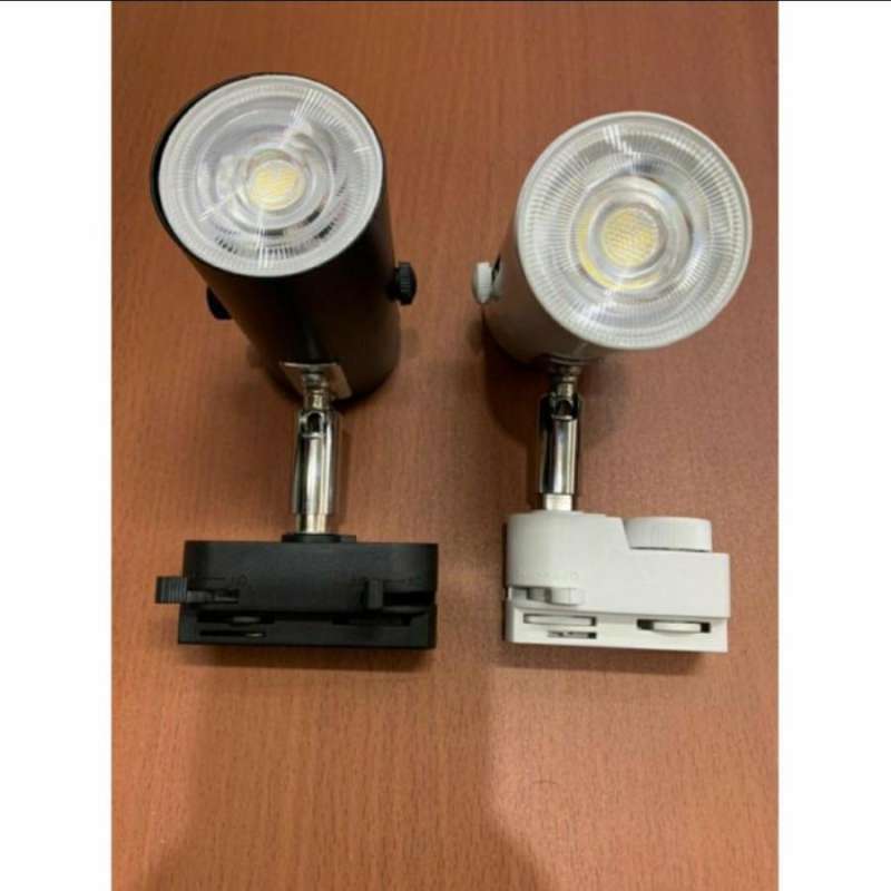 Jual Lampu Rel Sportlight 7w Rail Track Lamp Set Fiting Rel + Spotlight ...