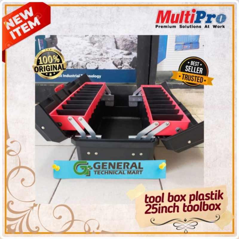 Jual Tool Box Plastik 25Inch Toolbox Plastic 2 Susun Penyimpanan ...