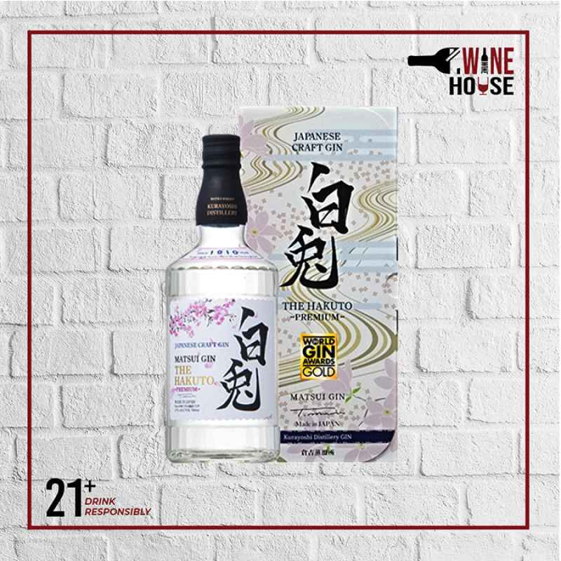 Jual The Hakuto Premium Japanese Gin di Seller Wine House Official ...