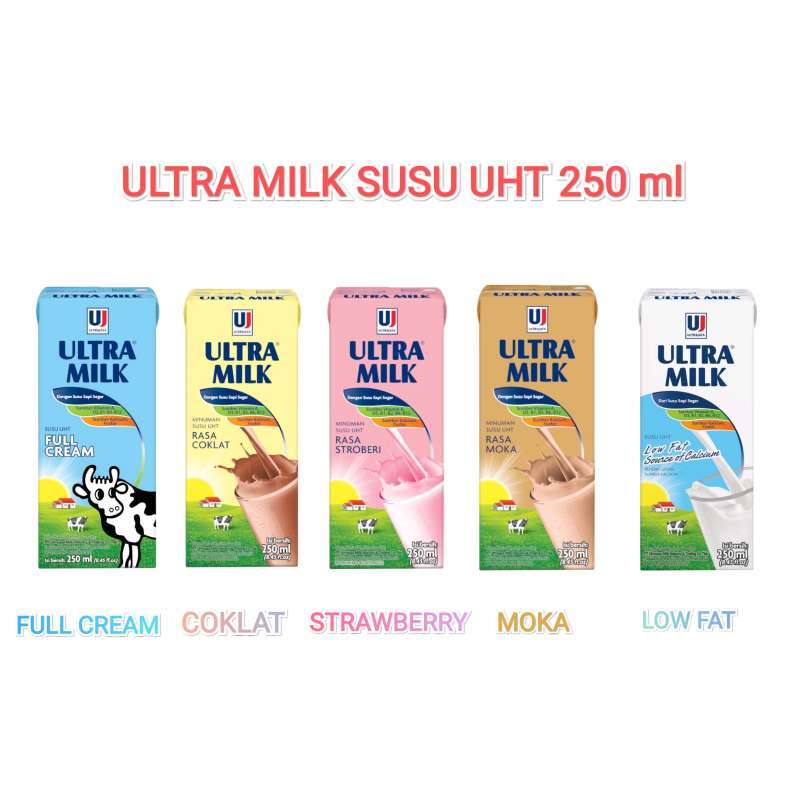 Jual Ultra Milk Susu Uht 250 Ml [ 24 Pc/ Karton ] - Strawberry Dus Di Seller Delight - Cipinang ...