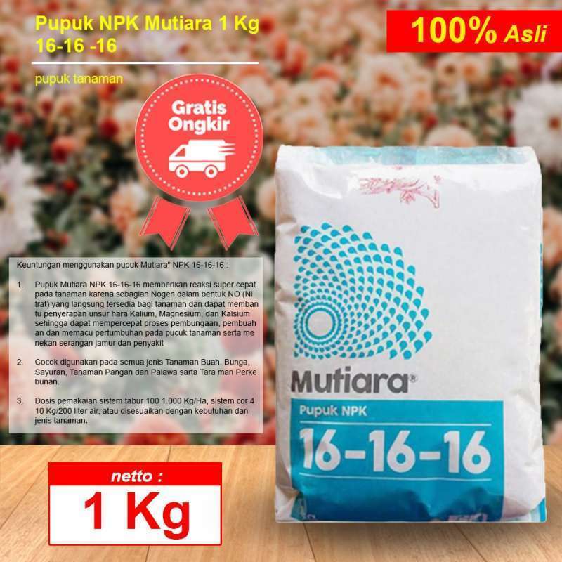 Jual Pupuk NPK Mutiara 1 kg di Seller Teras Tanam - Sasak Panjang, Kab ...