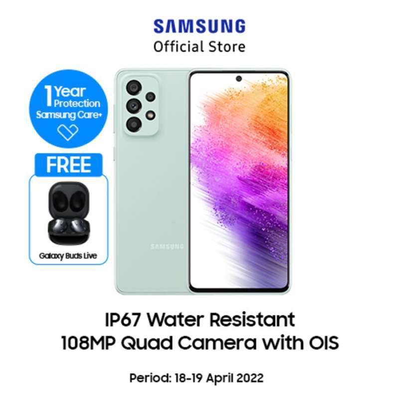 Jual Samsung Galaxy A73 5G Smartphone [IP67/8/256GB] + Samsung Galaxy ...